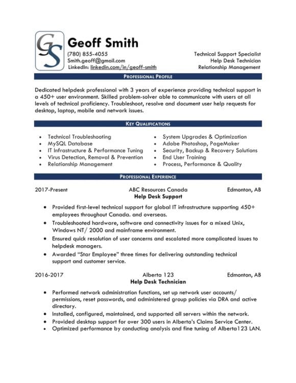 Junior Sample 2 - SkyHigh Resumes